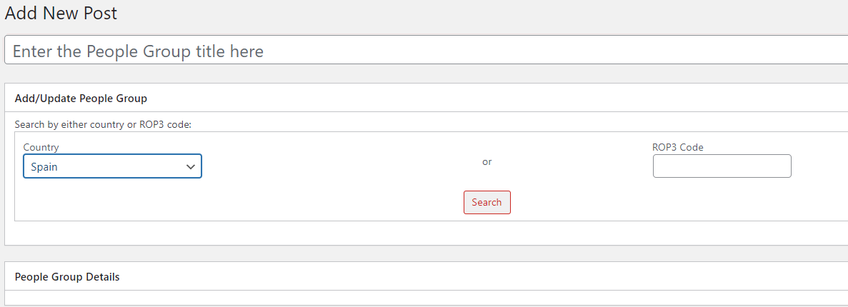 People Groups - Disciple.Tools